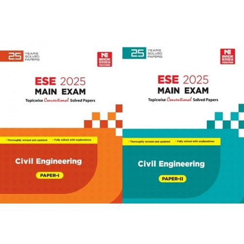 ESE 2026 Mains Examination: Civil Engineering Conventional Paper-1,2 ...